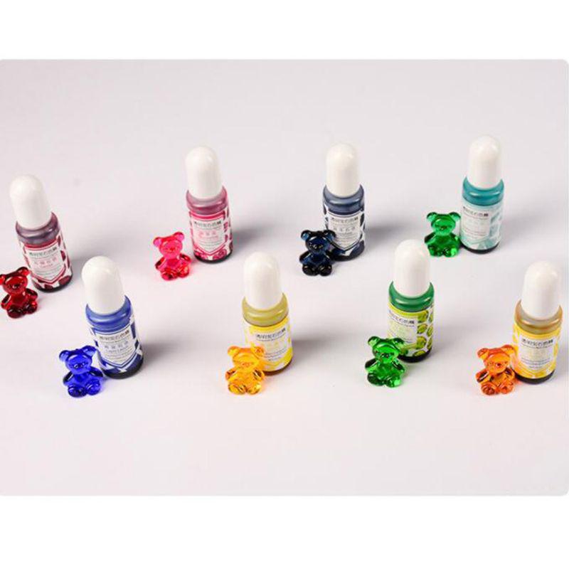 Buy 24 Color Epoxy UV Resin Gem Pigment Liquid Resin Dye DIY Resin Art ...