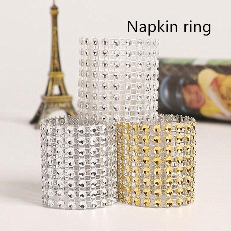 Buy 10PC Hotel Set Up 8 Rows of Net Buckle Celebration Wedding Supplies ...