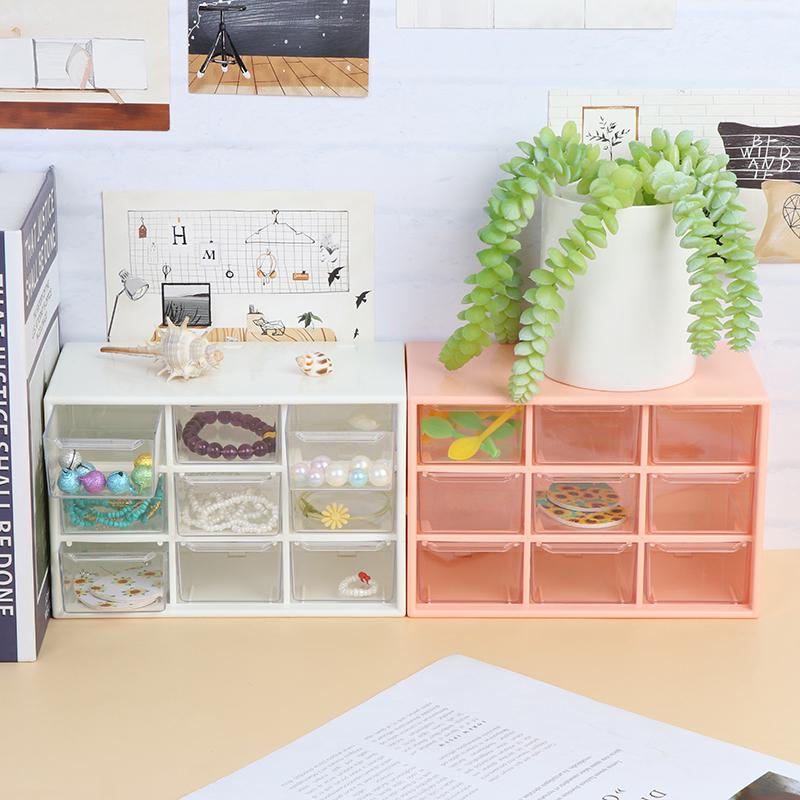 Buy 9 Compartment Storage Box Box Rack Container 3 Layer Rack Student ...