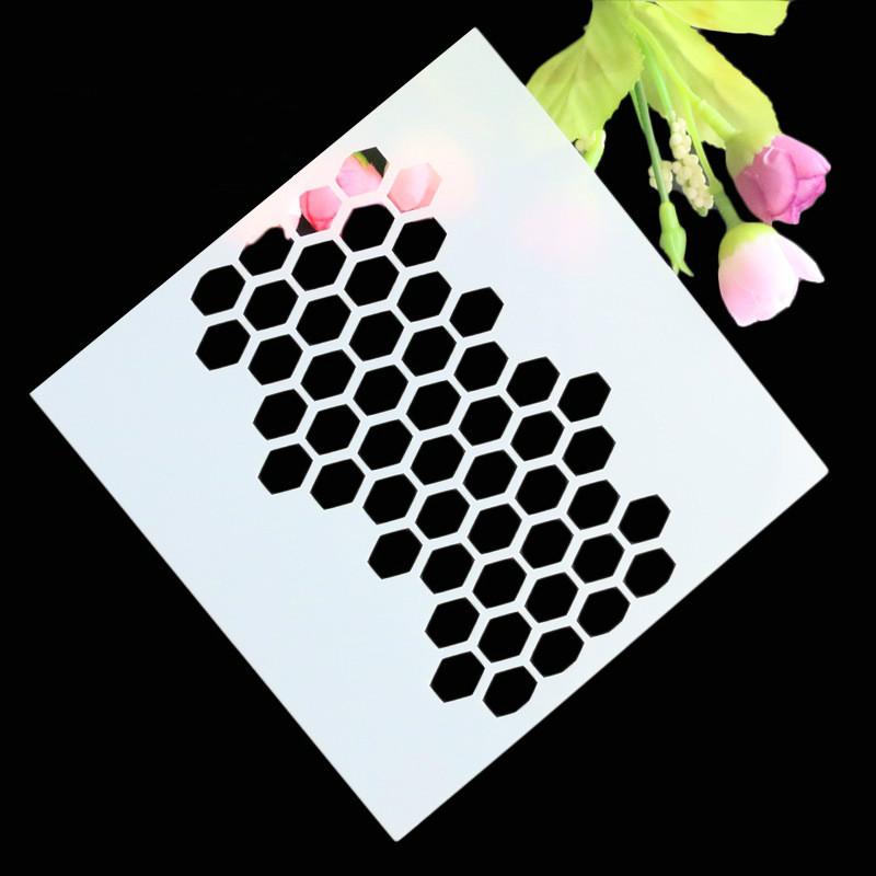 Buy 29Styles Coffee Spray Pattern Cake Mold Sugar Powder Sieve Pastry ...