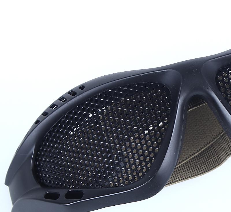 Buy Metal Mesh CS Game Eye Protective Goggles Tactical Airsoft Shooting ...