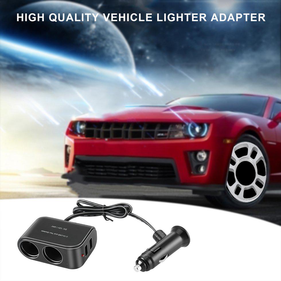 Cheap 2 Way Car Cigarette Lighter +LED Light Switch Auto Socket ...