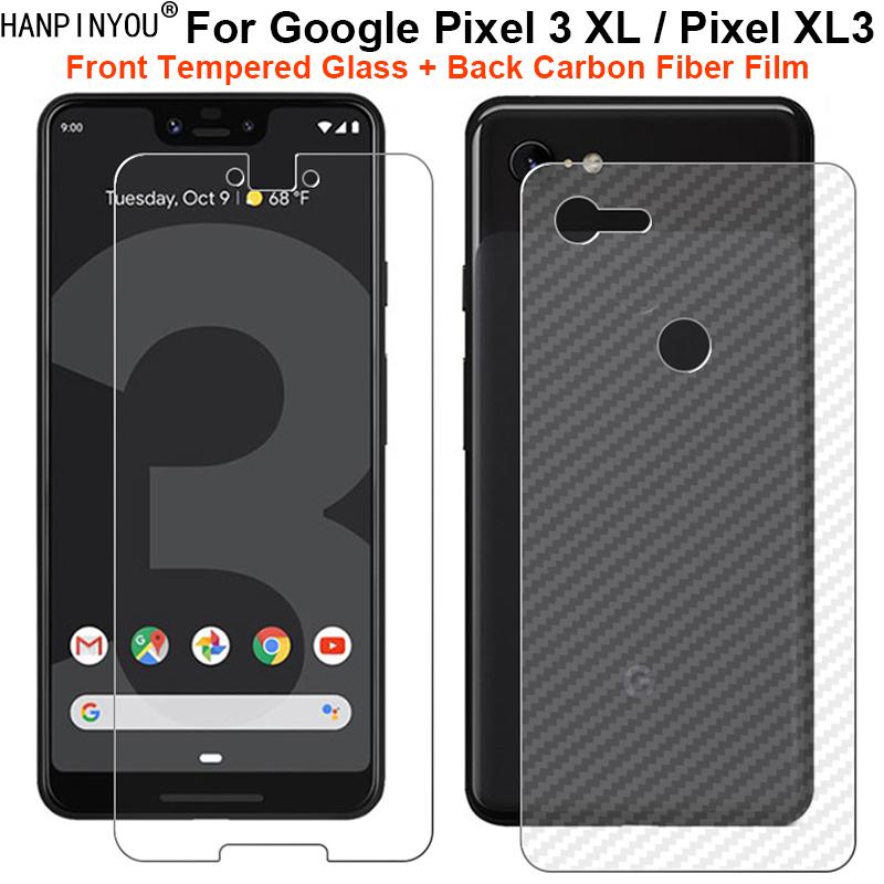 Buy For Google Pixel 3 XL / XL3 1Set = Ultra Thin Back Soft Back Carbon ...