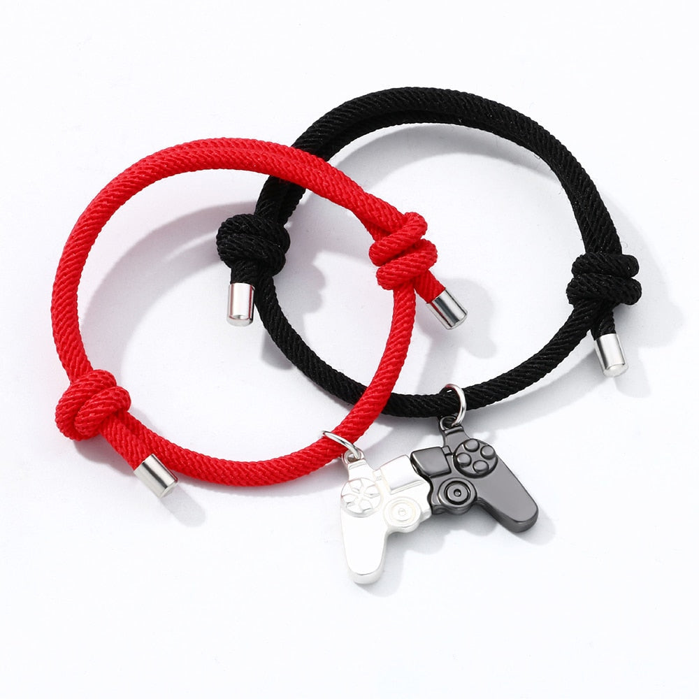 Buy Fashion New Game Console Handle Couple Bracelet Magnet Charm ...