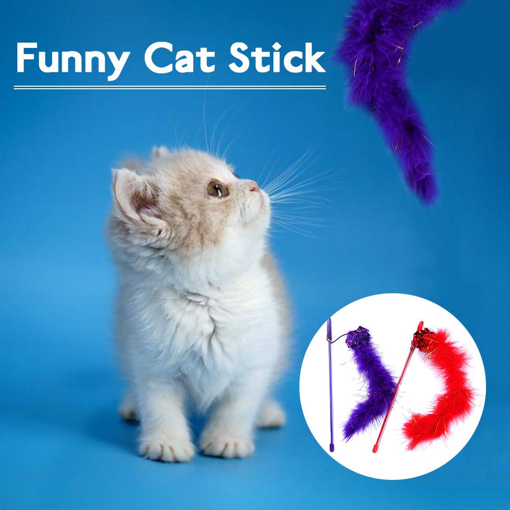 Buy Creative Cat Tickle Stick 30CM Long Self - Excited Toy Ring Paper ...