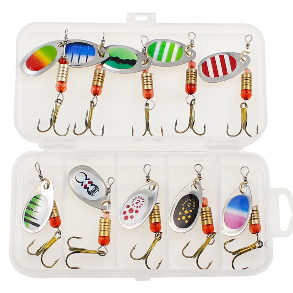 Koupit 10pcs/Lot Spoon Metal Fishing Lures Freshwater Saltwater Spinner ...