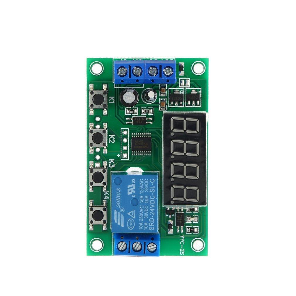 DC 24V LED Relay Module Power off Delay Timer Control Switch Board YYC ...
