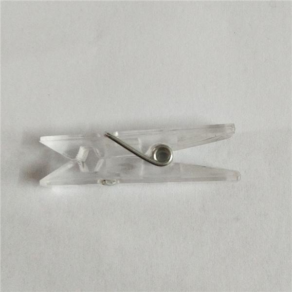 Buy 50pcs Spring Hanging Clips Clamps Plastic Clothes Line Clips Mini ...