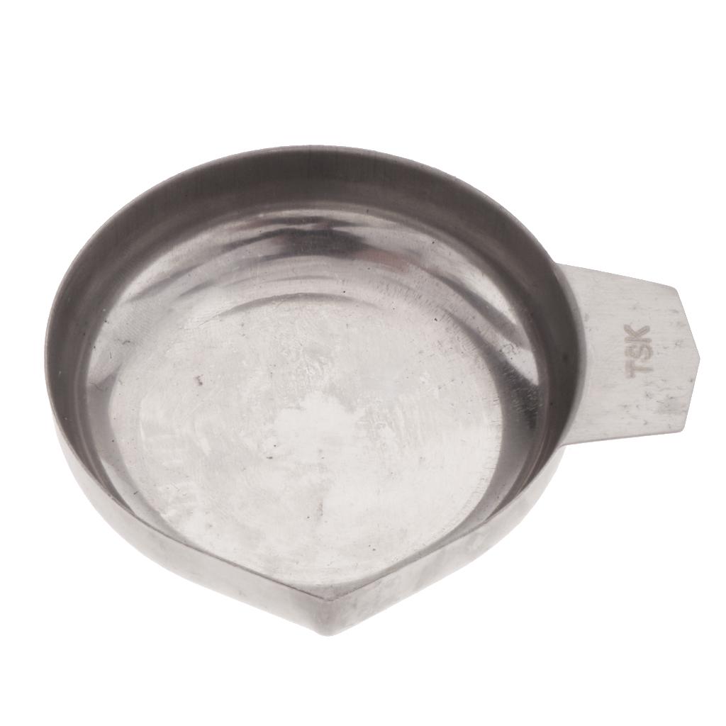 Buy Stainless Steel Weighing Cup Gem Scale Pan Holder Dish Bowl ...