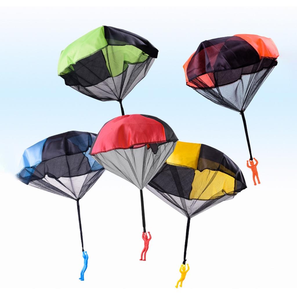 Buy 5x Hand Throw Mini Play Parachute Toy Soldier Outdoor Sports ...