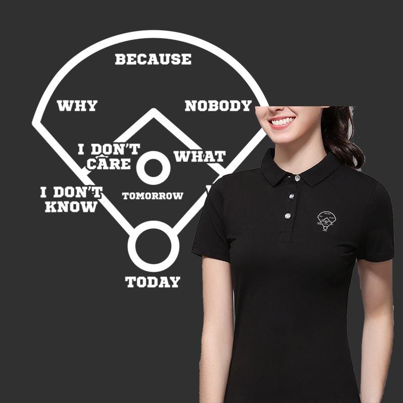 Buy Whos On First Baseball Diamond Fielding Card T Shi Printing Women ...