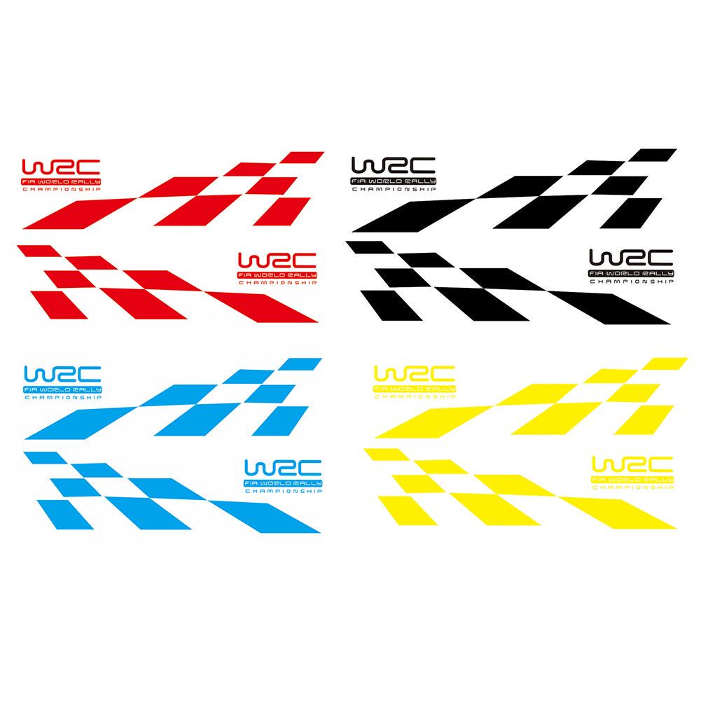 Buy WRC+Sports Racing Grid Car Decals Sticker Set Auto Car Side Body ...