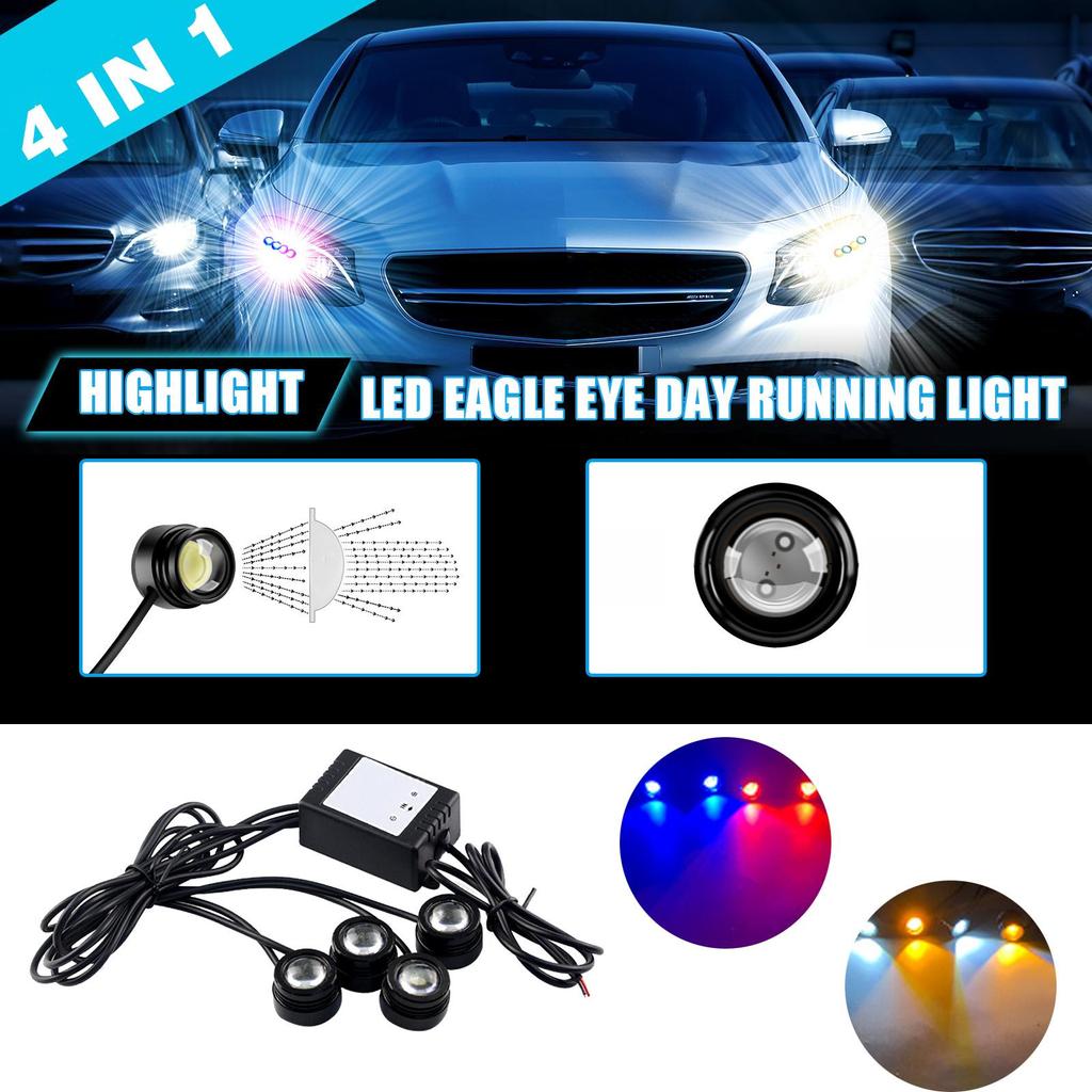 Satın alın Car 4In1 LED Eagle Eye Emergency Warning Strobe Light ...