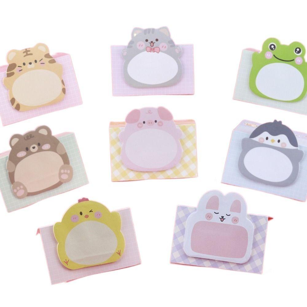 Self-Stick Memo Pad Animal Notes Pads 16Pcs Sticky Notes Home – the ...