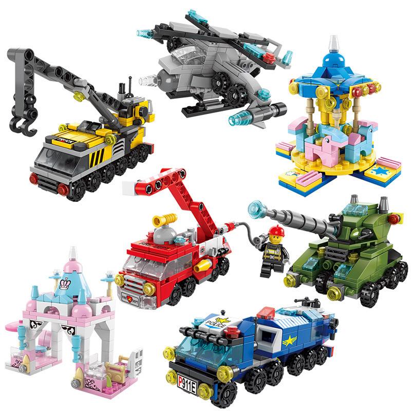 Buy Compatible With Lego Small Grain Building Block Military Series 6 ...