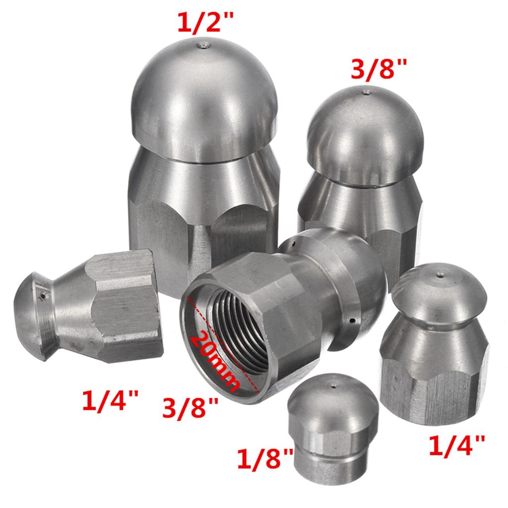 Buy 3/8" 1/8" 1/4" 1/2" Stainless Steel Quick Plug Drain Hose Nozzle 1 ...