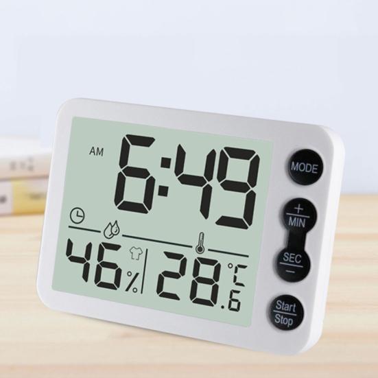 Buy Digital LCD Indoor Thermometer Hygrometer Room Temperature Humidity ...