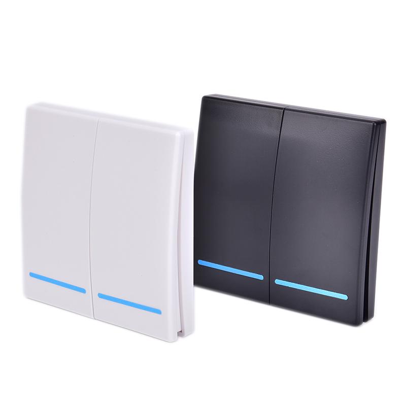 433Mhz Smart Push Wireless Switch Light RF Remote Control Receiver ...
