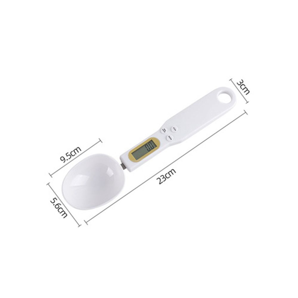 Food Scales LCD Monitor Kitchen Scales Food Scale Spoon Food Weighting ...