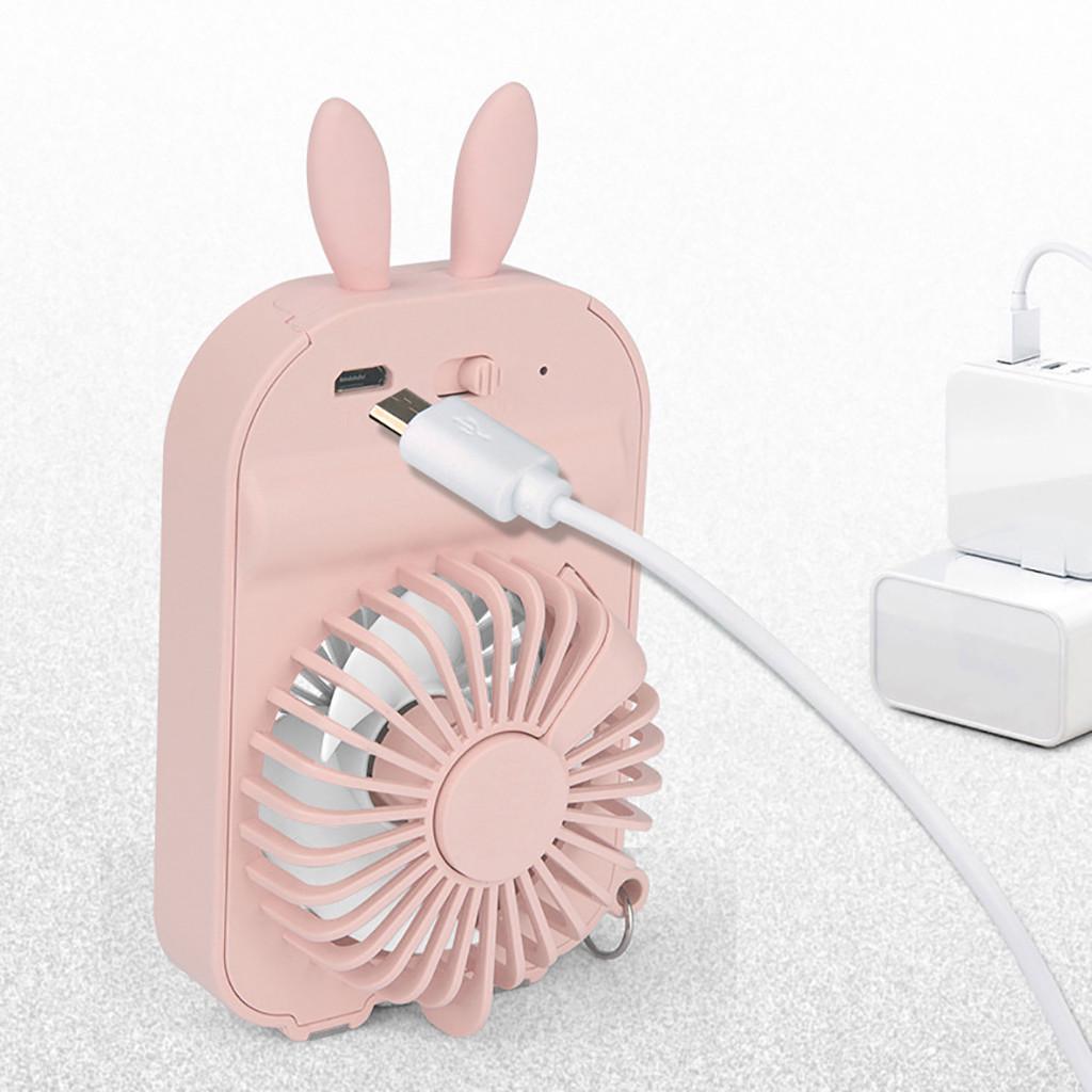 Buy Fashion Portable Handheld Fan USB Charge Fan Speed Adjustable 2 ...