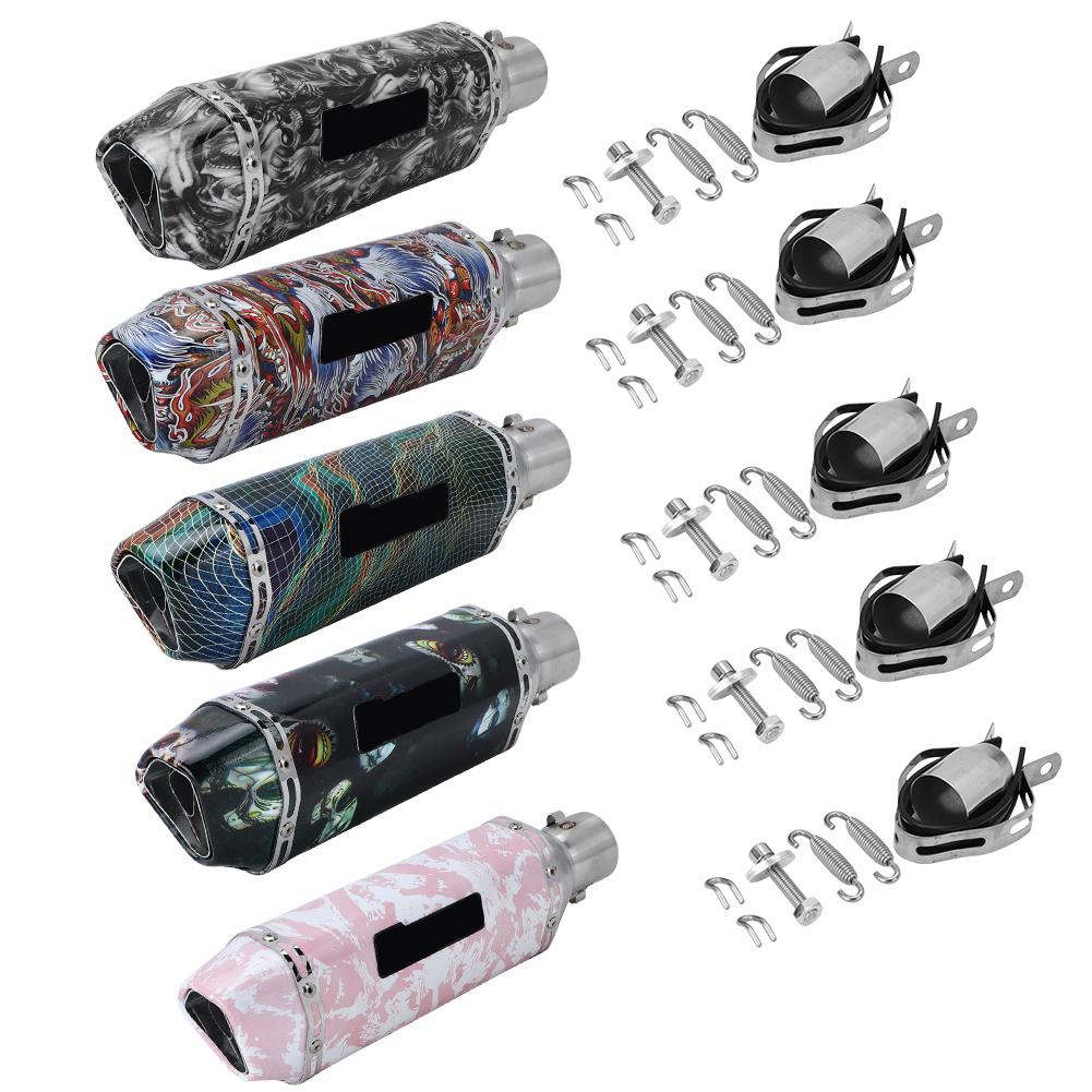 Buy Universal 2inch Stainless Steel Motorcycle Modified Silencer ...