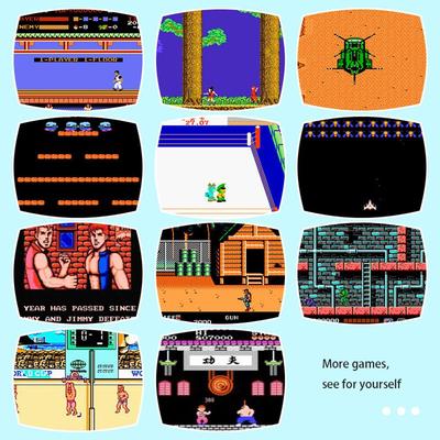 Retro Handheld 2 Keys Games Console Built-in 620 Classic Games for NES ...