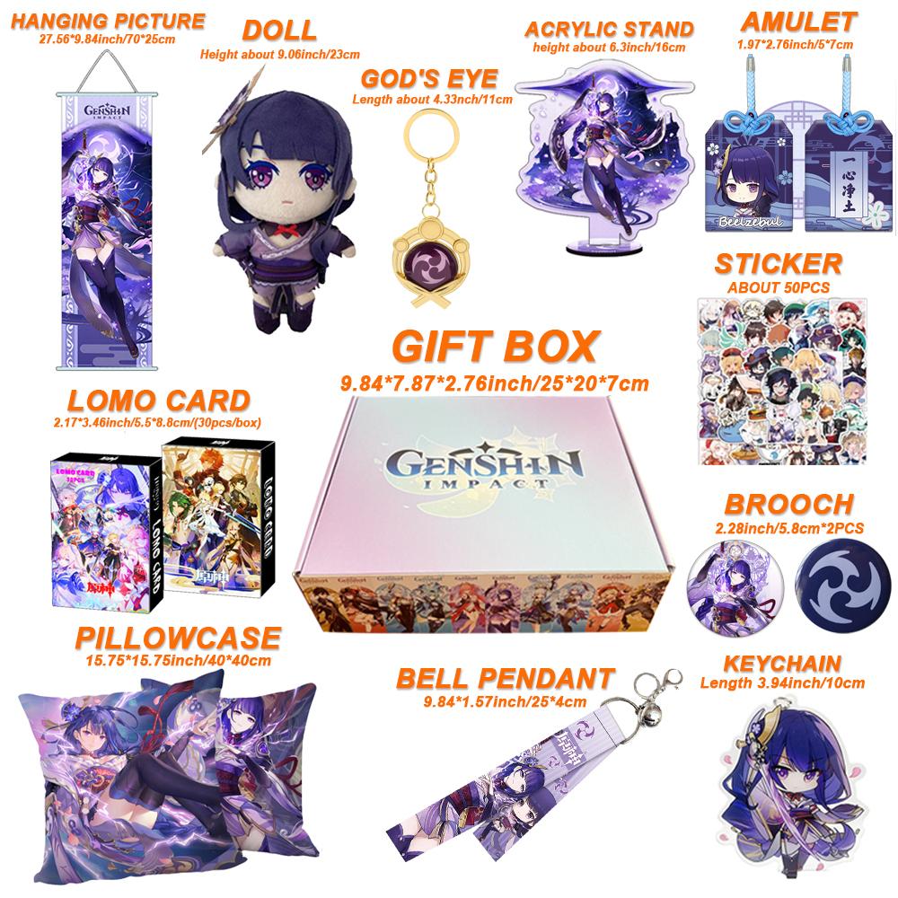 Cheap Genshin Impact Box - Including Doll,Pillowcase,Hanging Pictur ...