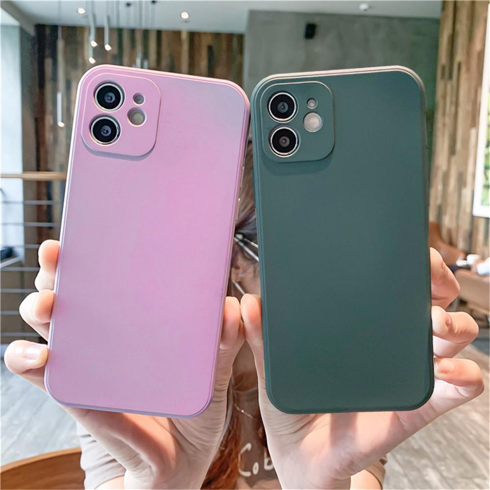 Buy Ultra Thin Candy Colors Soft TPU Liquid Sillicone Straight Edge ...