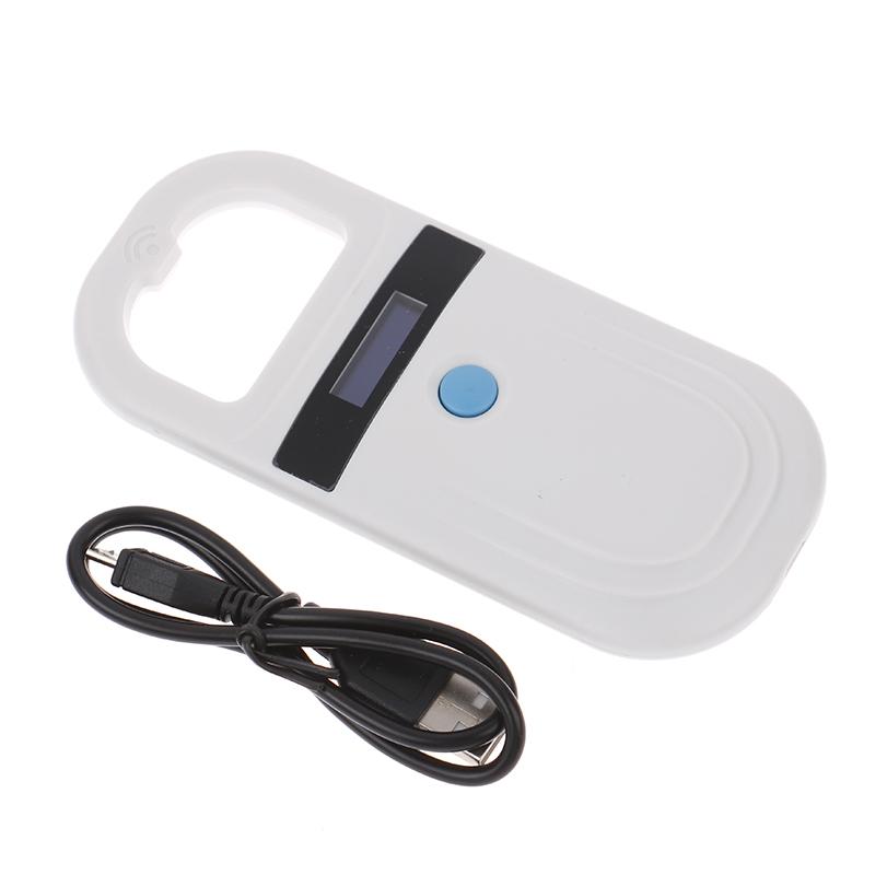 Rfid Animal Tag Microchip Reader ISO Chip Portable OLED Pet Scanner 134 ...