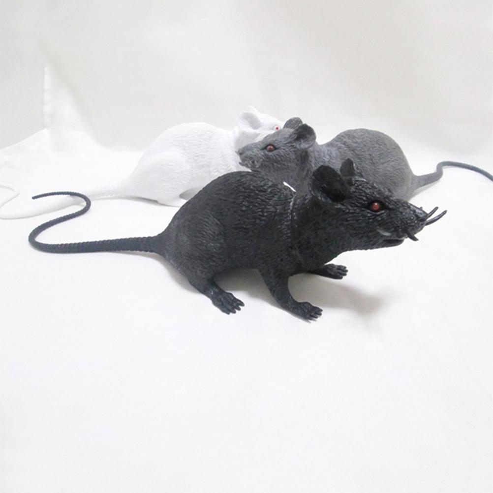 Buy 3pcs Realistic Stimulated Rat Toy Spooky Prank Animals Prank Toys ...