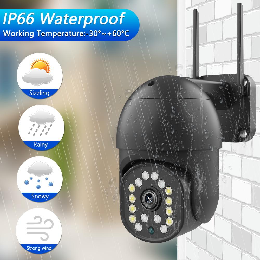 Buy EVKVO 5MP PTZ Wifi Camera CCTV Outdoor Ai Human Detection Audio IP ...