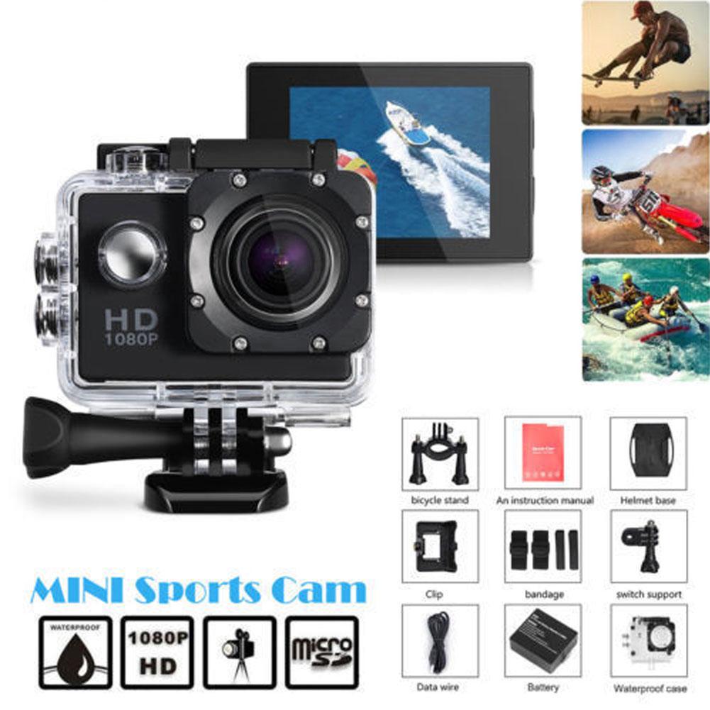 2Inch Mini Waterproof Sports Recorder Car DV Camera Camcorder 1080P ...