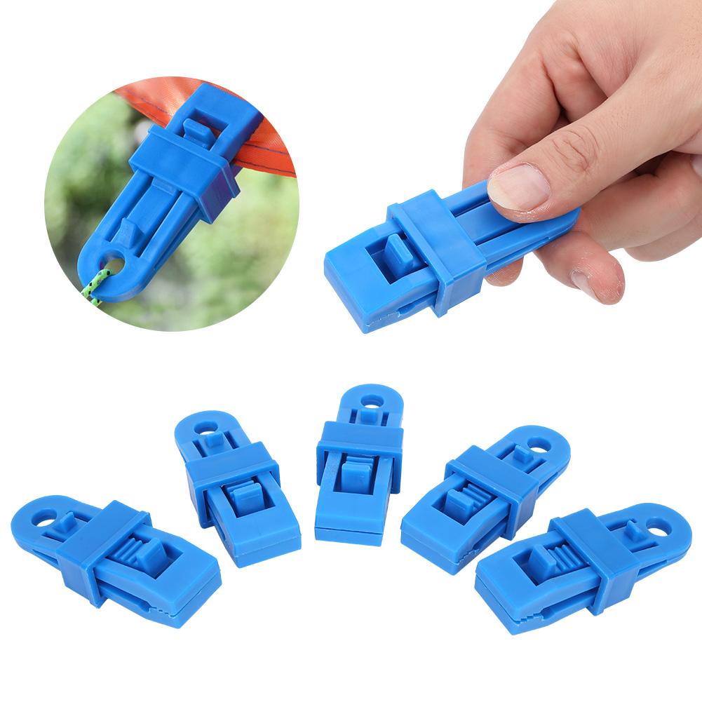 Buy Tent Clip 5pcs Outdoor Camping Fixed Plastic Tent Clamp Hanging ...