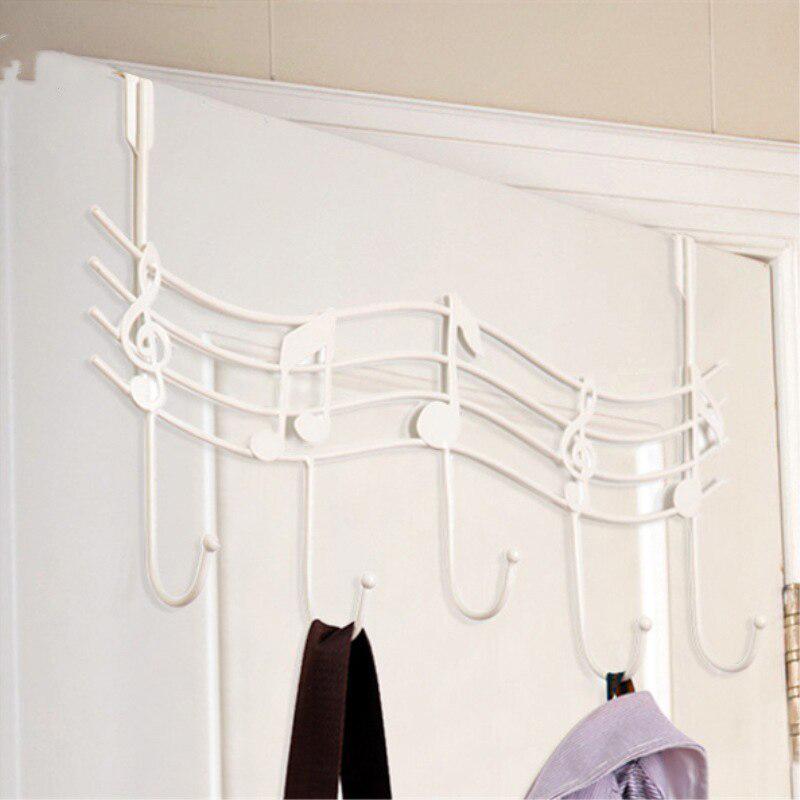 Buy Music Notes Wall Hooks Kitchen Bathroom Organizer Hanger Hooks ...