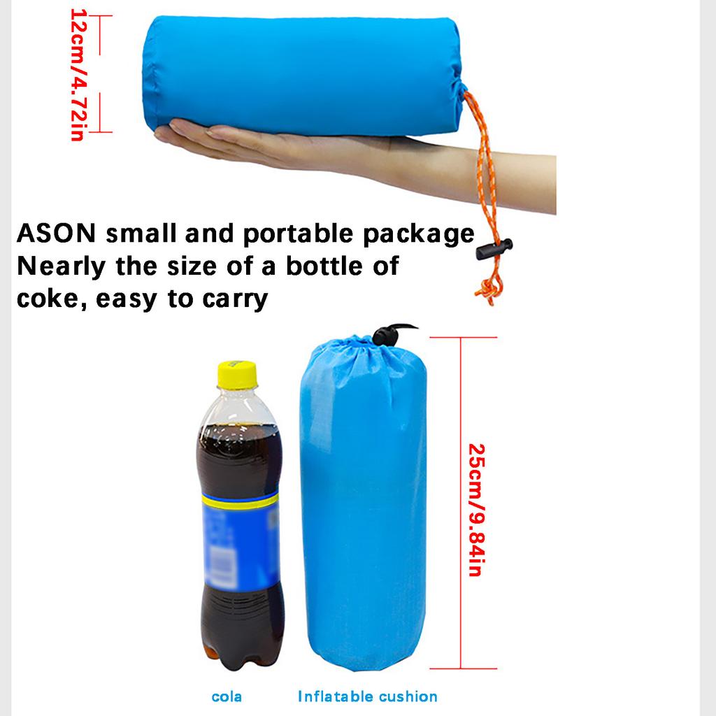 Buy [BA] Outdoor Foot TPU Inflatable Cushion Single Portable Camping ...