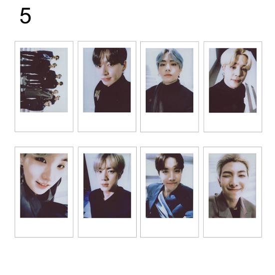 Buy 7/8Pcs Photo Card BTS Member Printing Idol Peripherals Paper ...