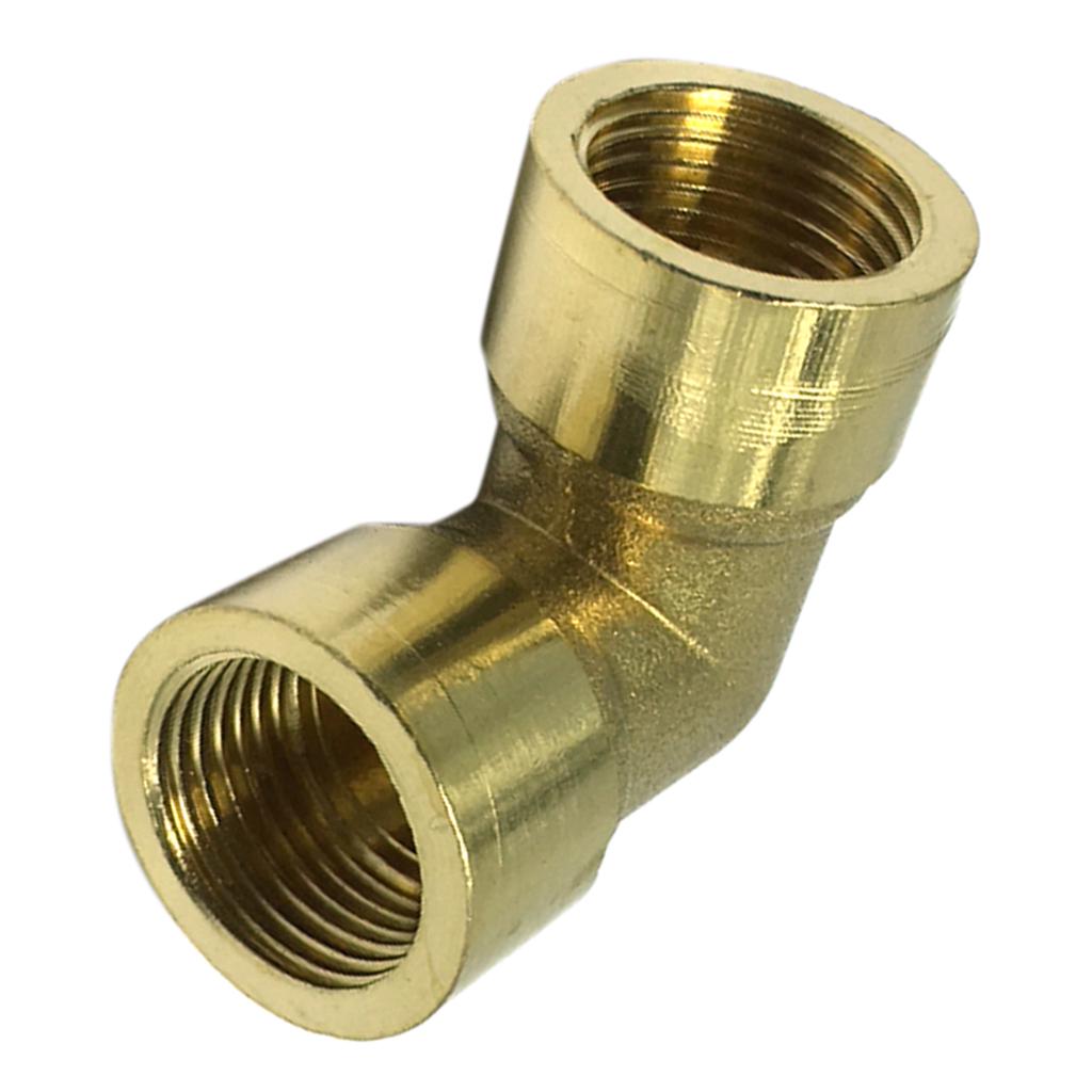 Buy 1 Pc DN10 3/8" Female X Elbow Brass Adapter Connector Pipe Fitting ...
