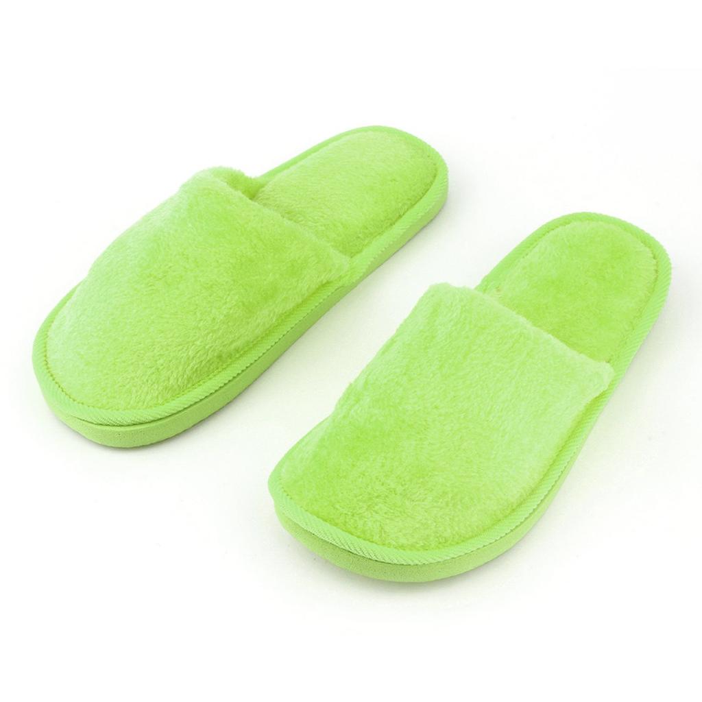 Buy Plush Indoor Home Women Men Anti Slip Shoes Soft Warm Cotton Silent ...