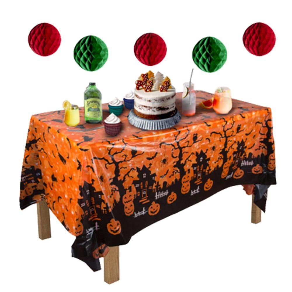 Buy Waterproof Halloween Party Tablecloth Halloween Horror Tablecloth ...