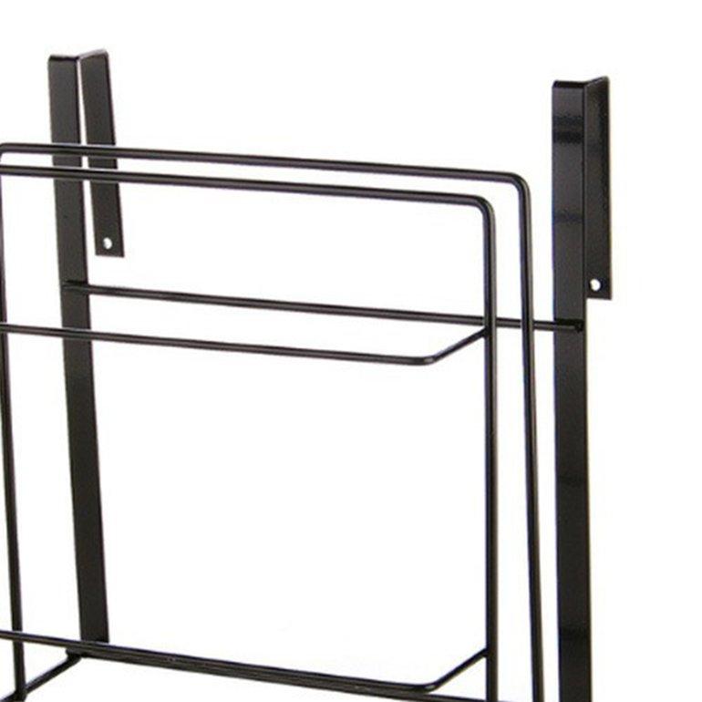 Buy Fu Ling Kitchen Towel Rack Free Drilling Double Wrought Iron ...