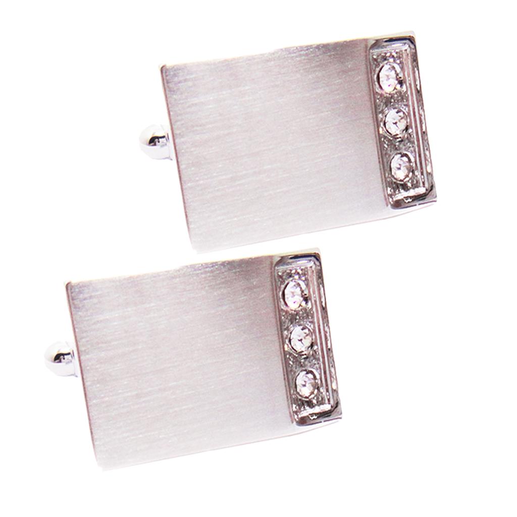 Buy Charming Cufflink Blanks Fashion Rectangle Mens Cuff Links ...