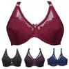 Buy Lace Plus Size Bra Sexy Ultrathin Underwear 100C Big Size Bras For ...