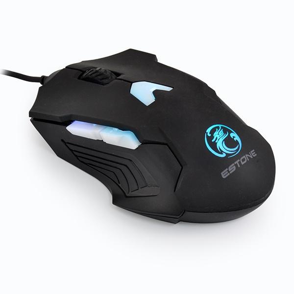 Buy Estone GT700 2400DPI Adjustable USB Wired Multi Color LED Optical ...