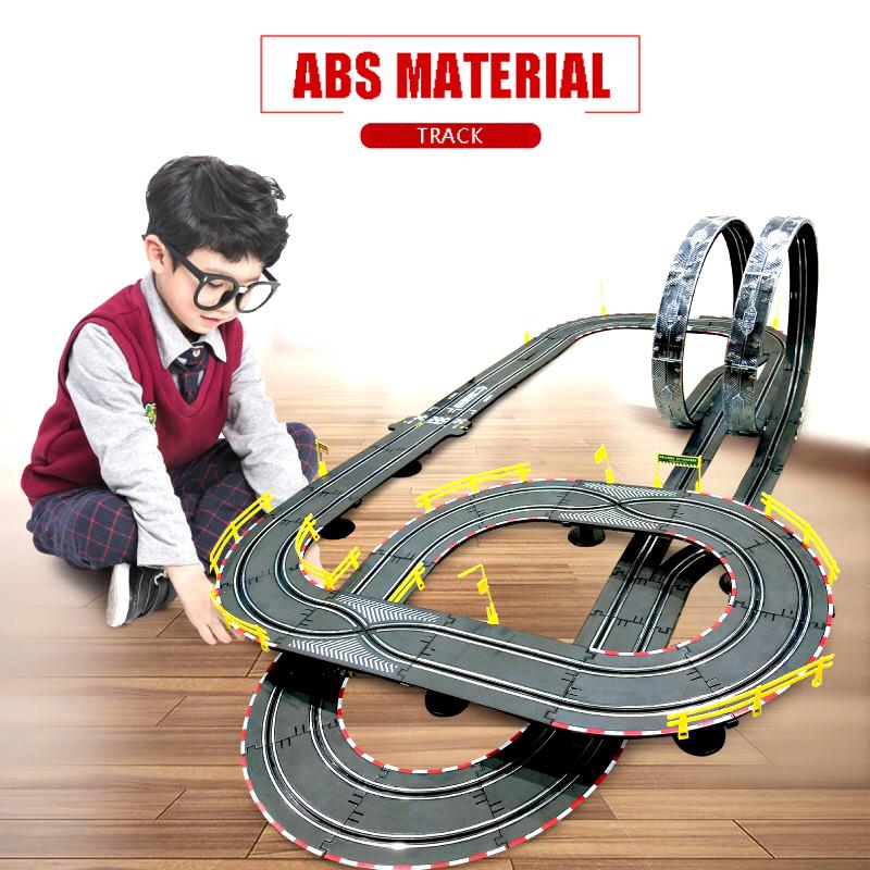 Kaufe 1:43 Scale Electric Track Racing RC Car Double Battle Speedway ...