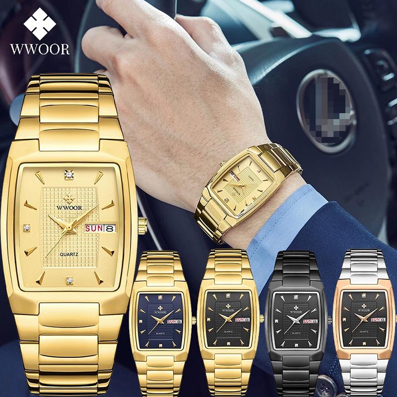 Buy New Square Watches for Men with Automatic Week Date Luxury ...