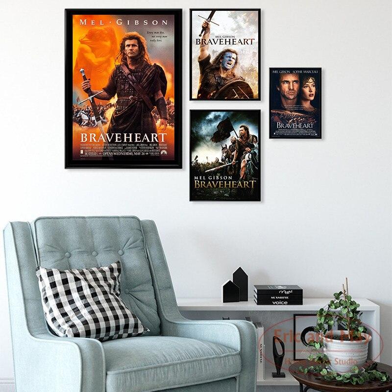 Braveheart Movie Classic Art Canvas Poster Simplicity Muslim Print Home ...