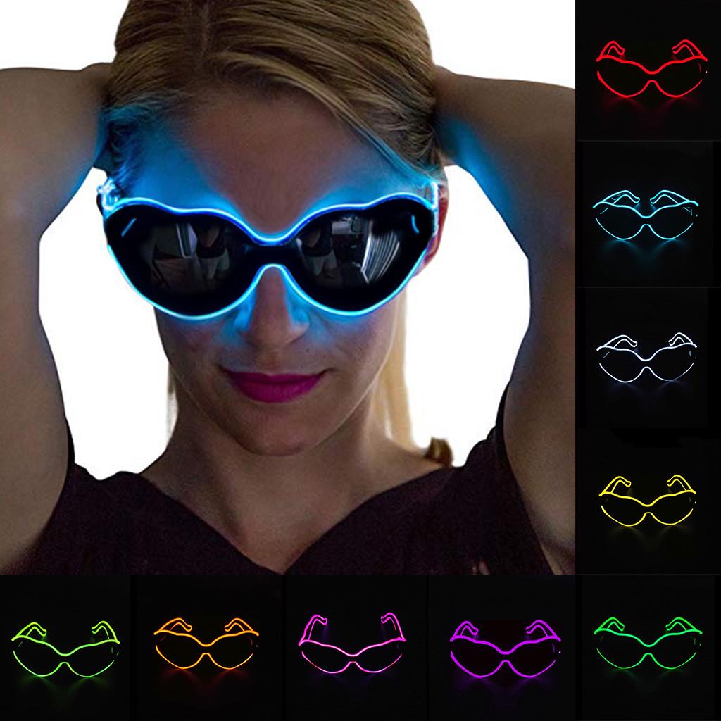 Buy Fashion Crazy Sale LED Glasses Light Up Shades Flashing Rave ...