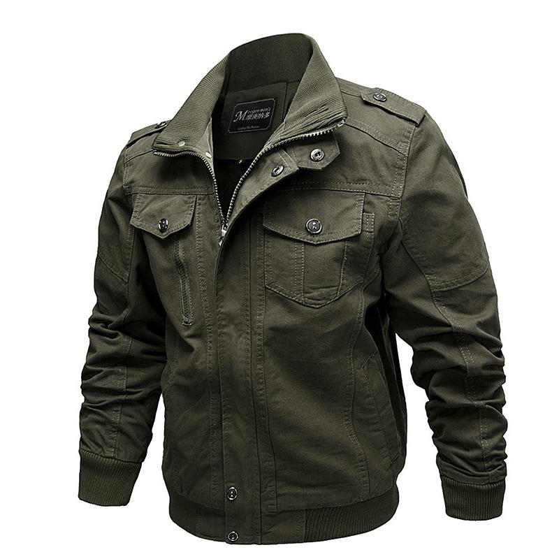 Military Men Jacket Coat Army Men's Pilot Jackets Air Force Spring ...