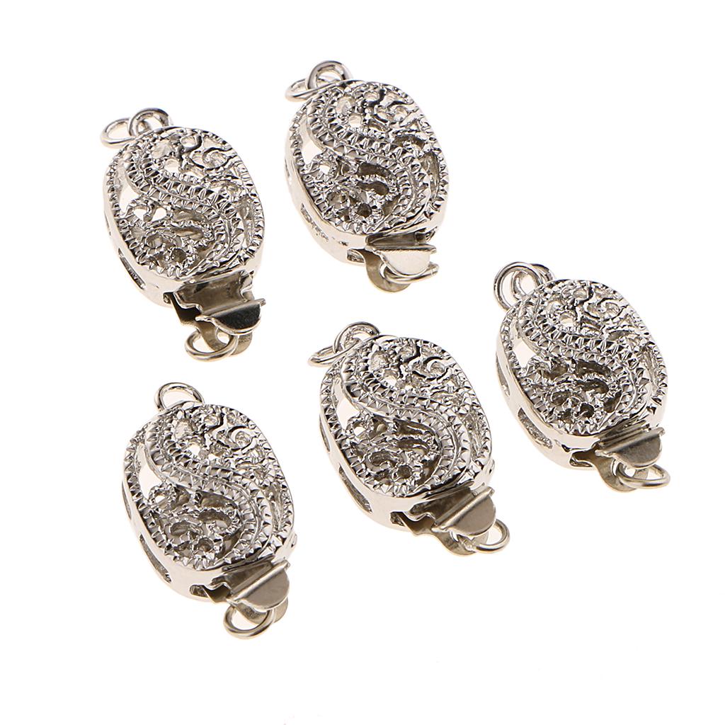 Buy 5pcs Copper Box Clasps for Jewelry DIY Dragon Pattern Filigree ...