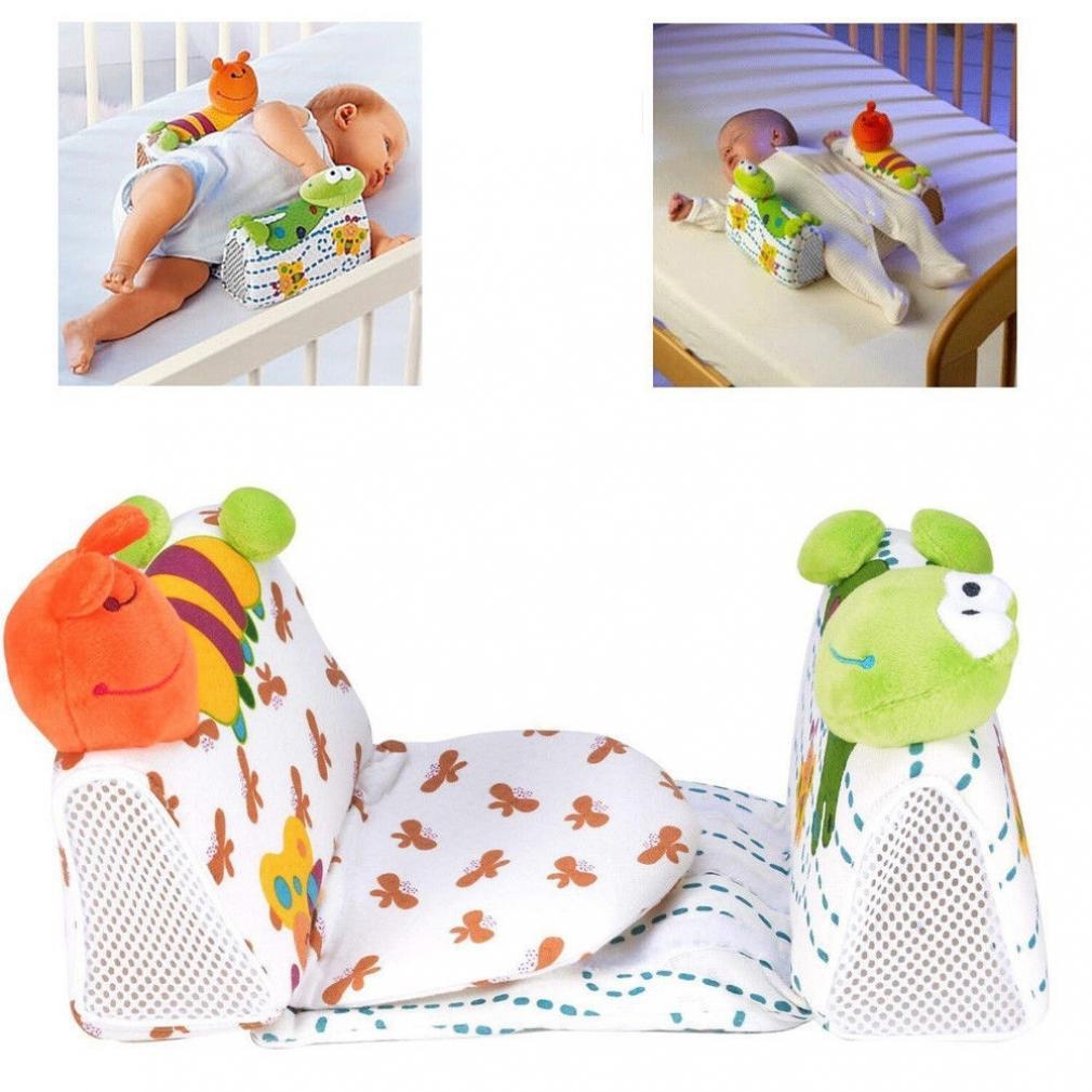 Buy Baby Newborn Safe Anti Roll Pillow Sleep Positioner Prevent Flat ...
